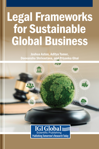 Legal Frameworks for Sustainable Global Business: 9798337341927 ...